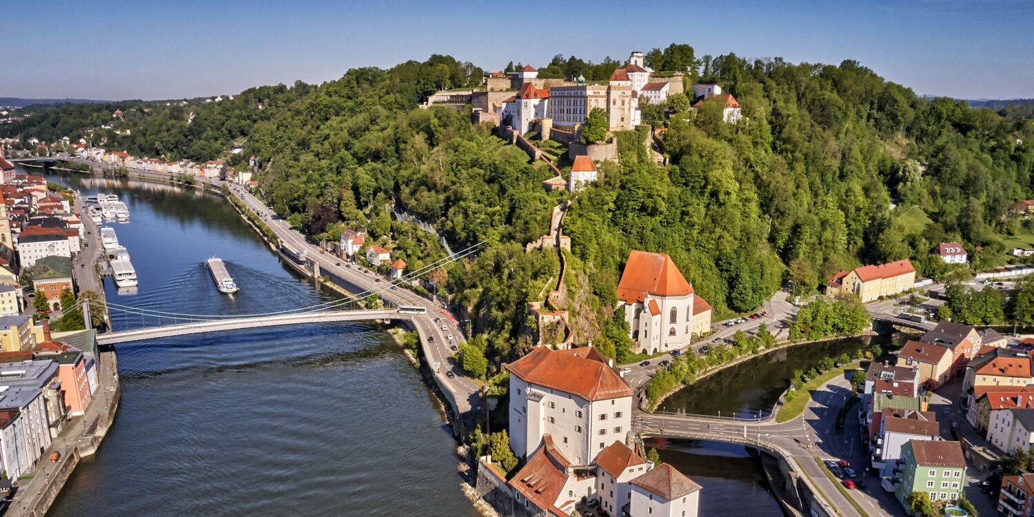 A walk through the Three Rivers City of Passau - DB Regio Bayern